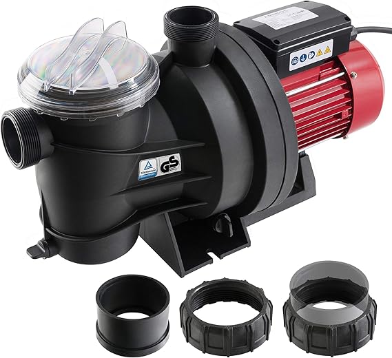 Arebos Schwimmbadpumpe, Filterpumpe, Umwälzpumpe, Poolpumpe, bis 15.000l/h, 800W: Amazon.de: Garten