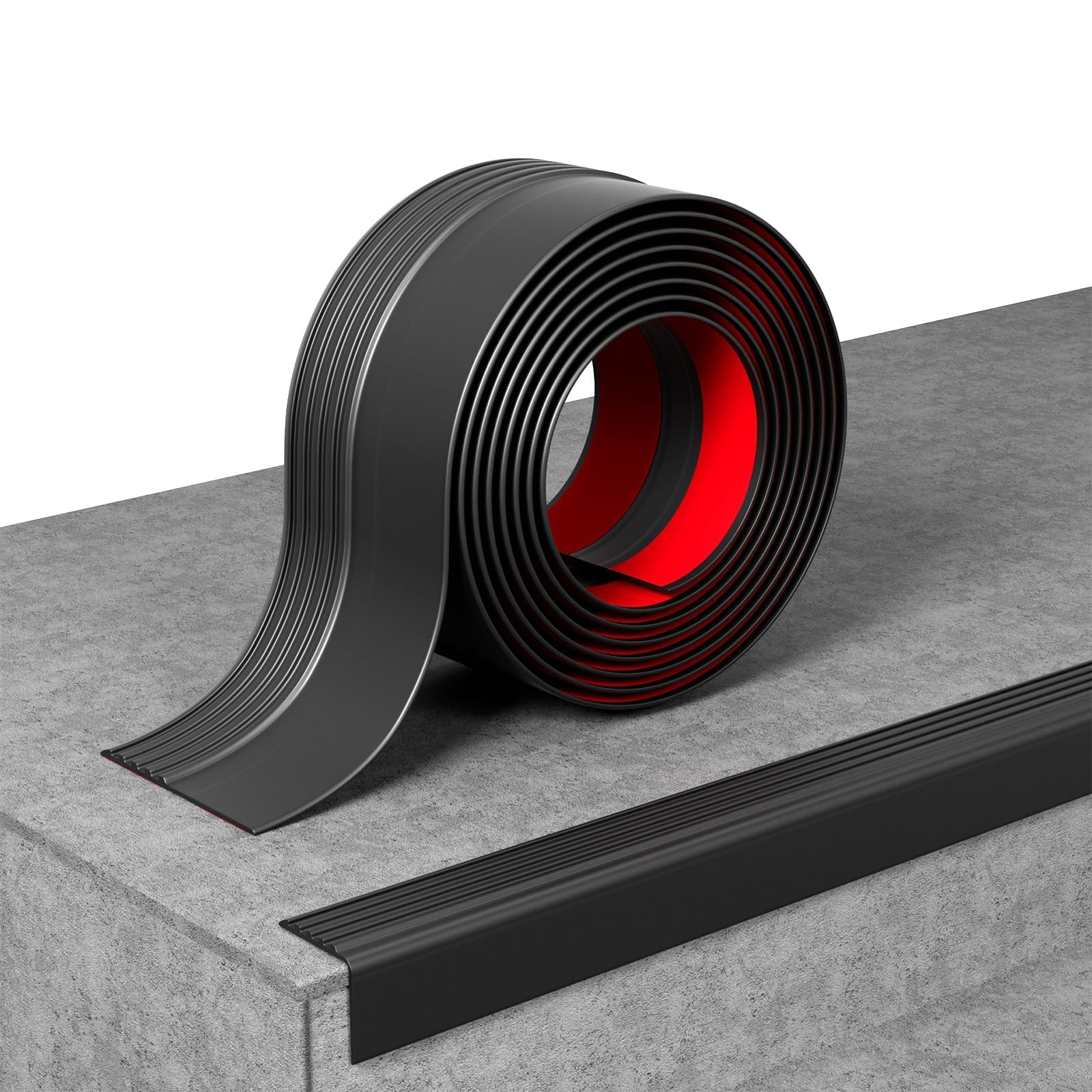 Fancalen Stair Nosing Stair Edge Protector Peel and Stick Floor Tile ...