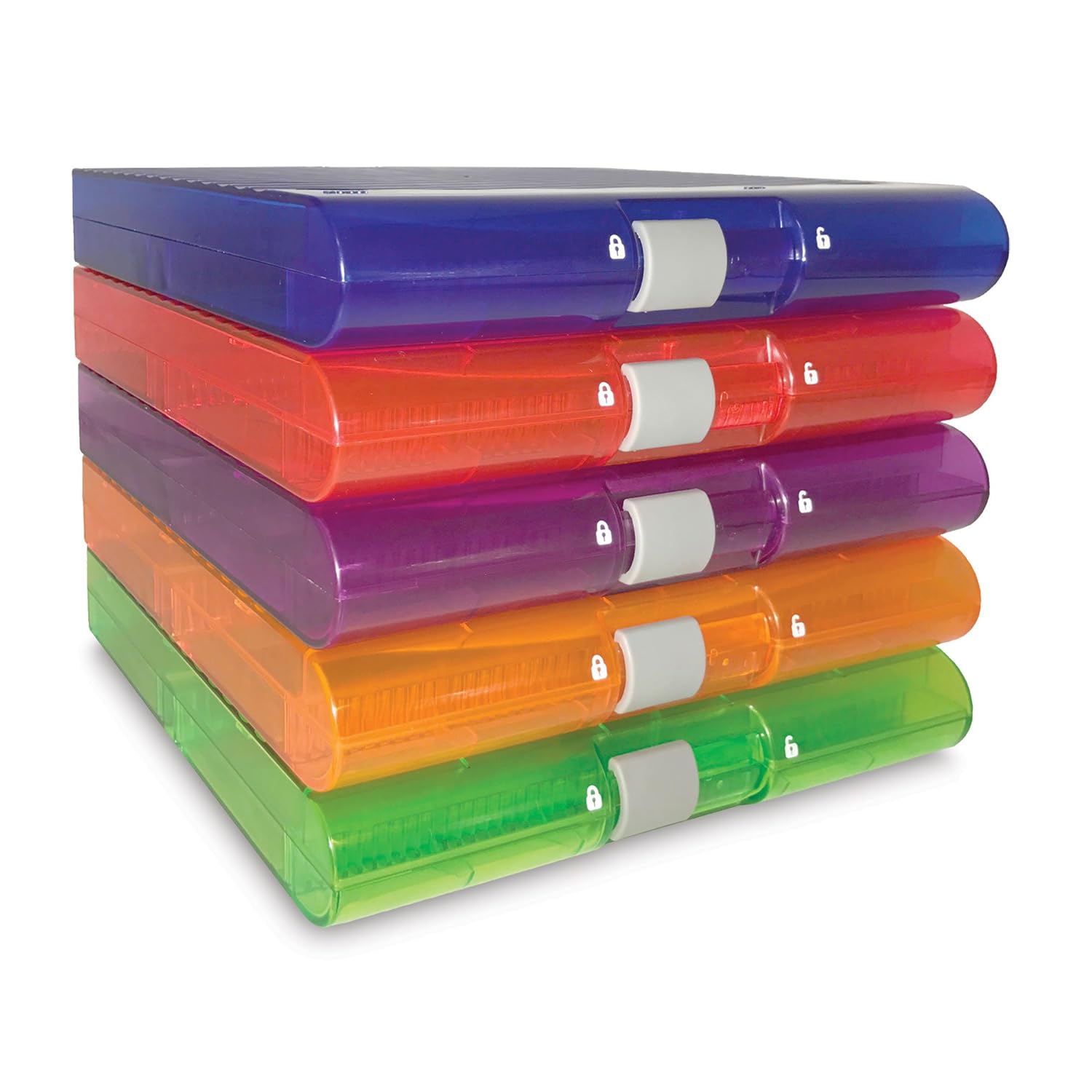 100-Place Translucent Slide Box, Assorted: Amazon.com: Industrial ...