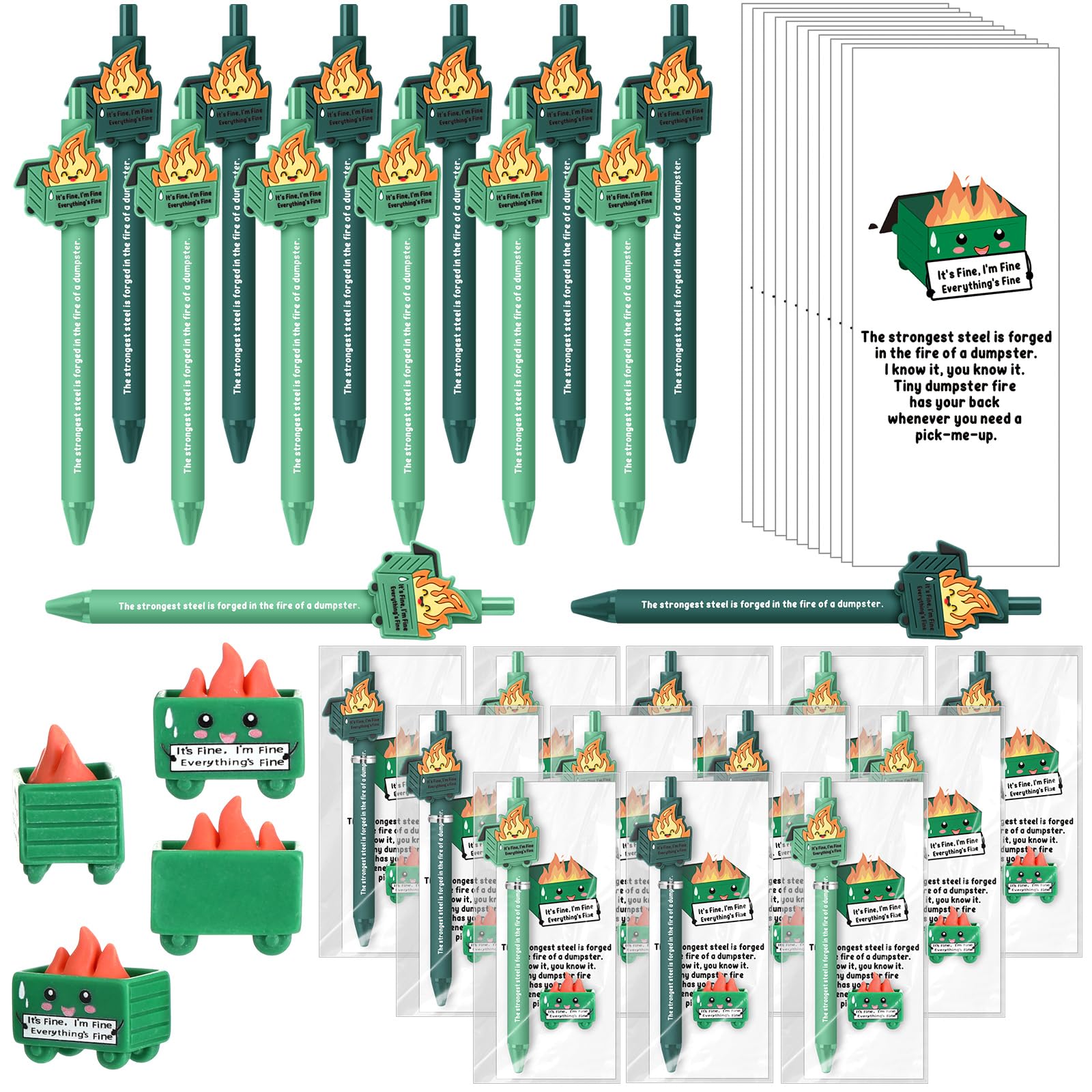 Sayglossy 12 Set Dumpster Desk Accessories Teacher Graduation Employee ...
