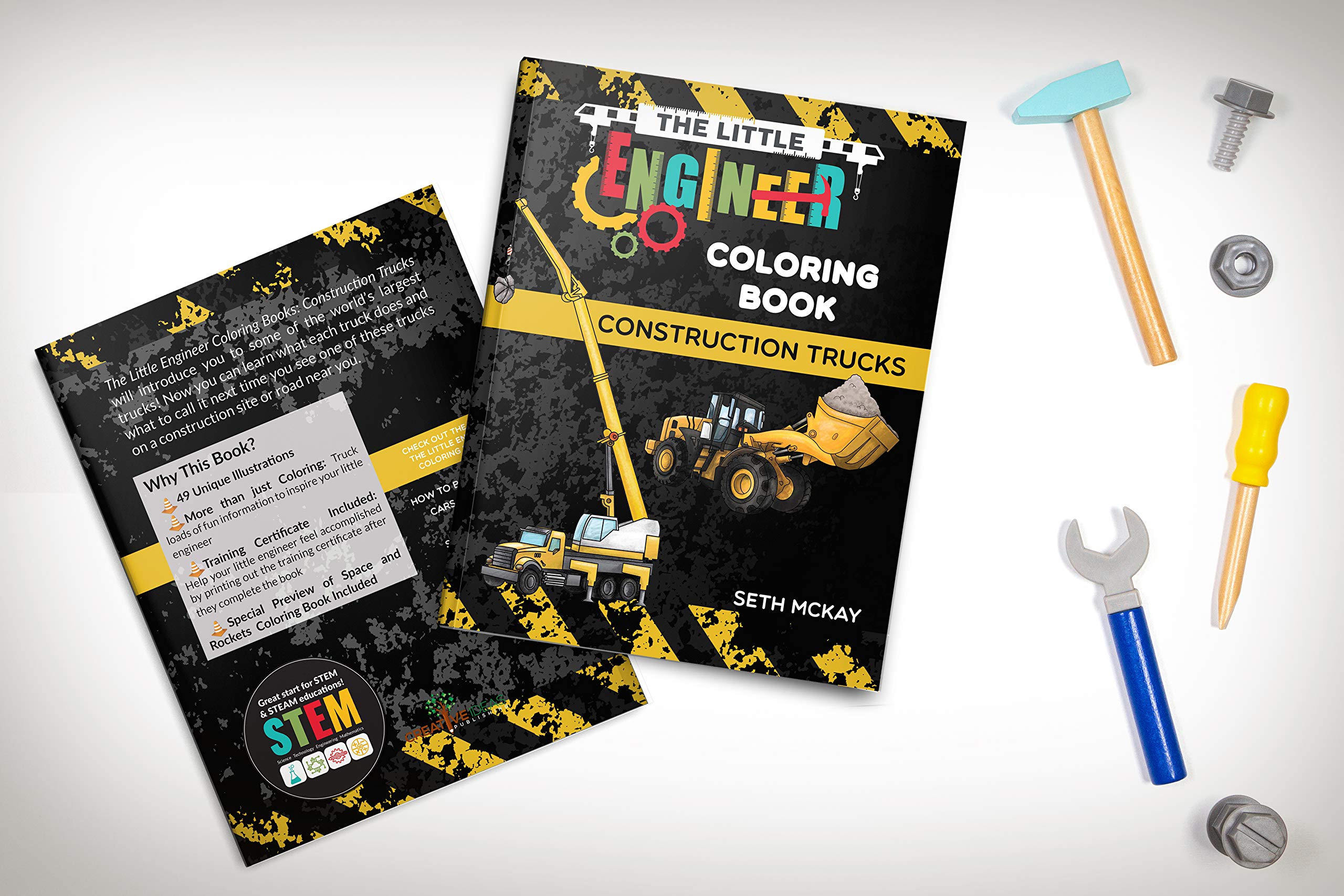 Mua The Little Engineer Coloring Book - Construction Trucks: Fun and ...