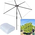 Amazon.com : FiberX Large Fruit Tree Netting Frame Kit, 50x50 FT Bird ...