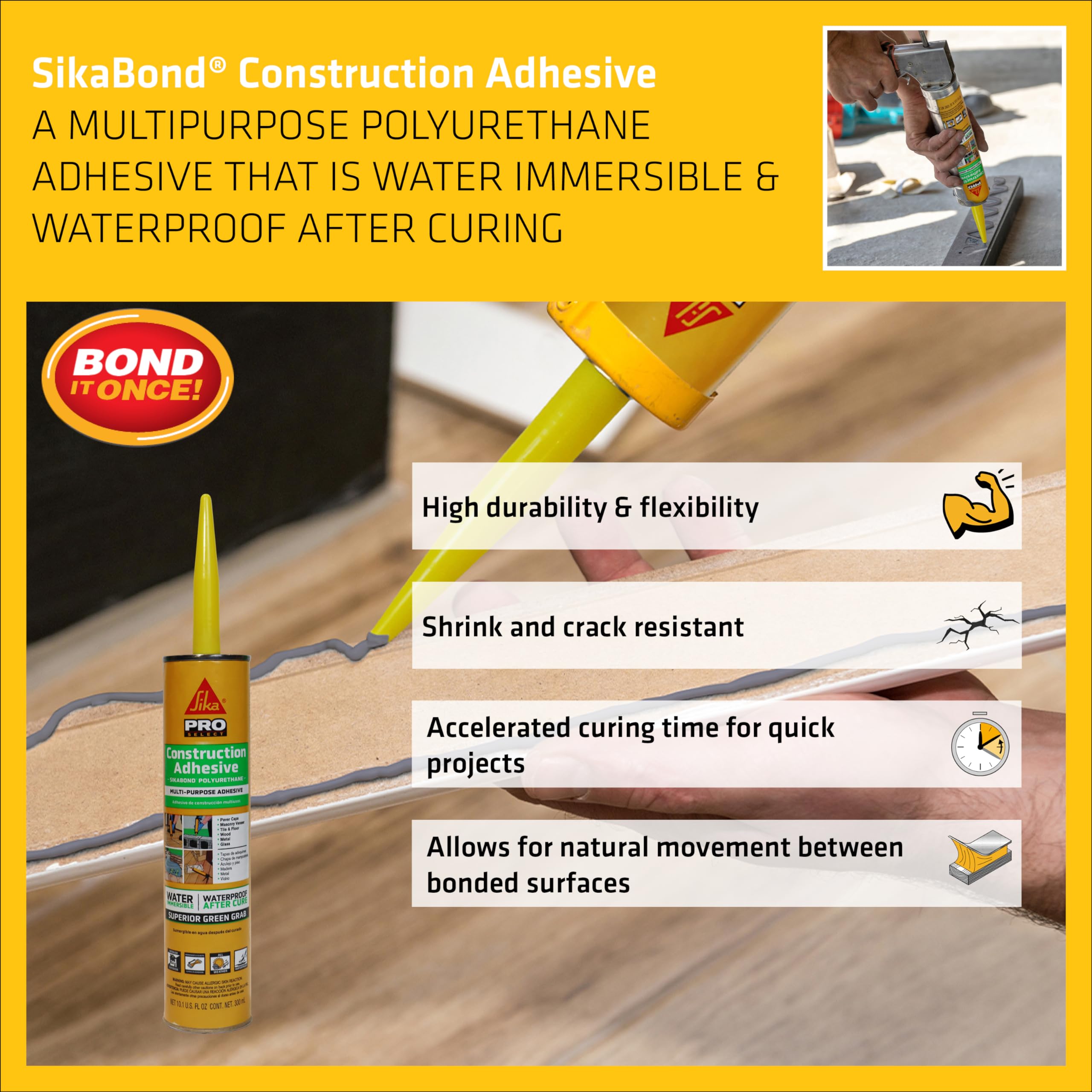 Mua Pro Select Construction Adhesive, Gray, 10.1-oz. -106403 trên ...