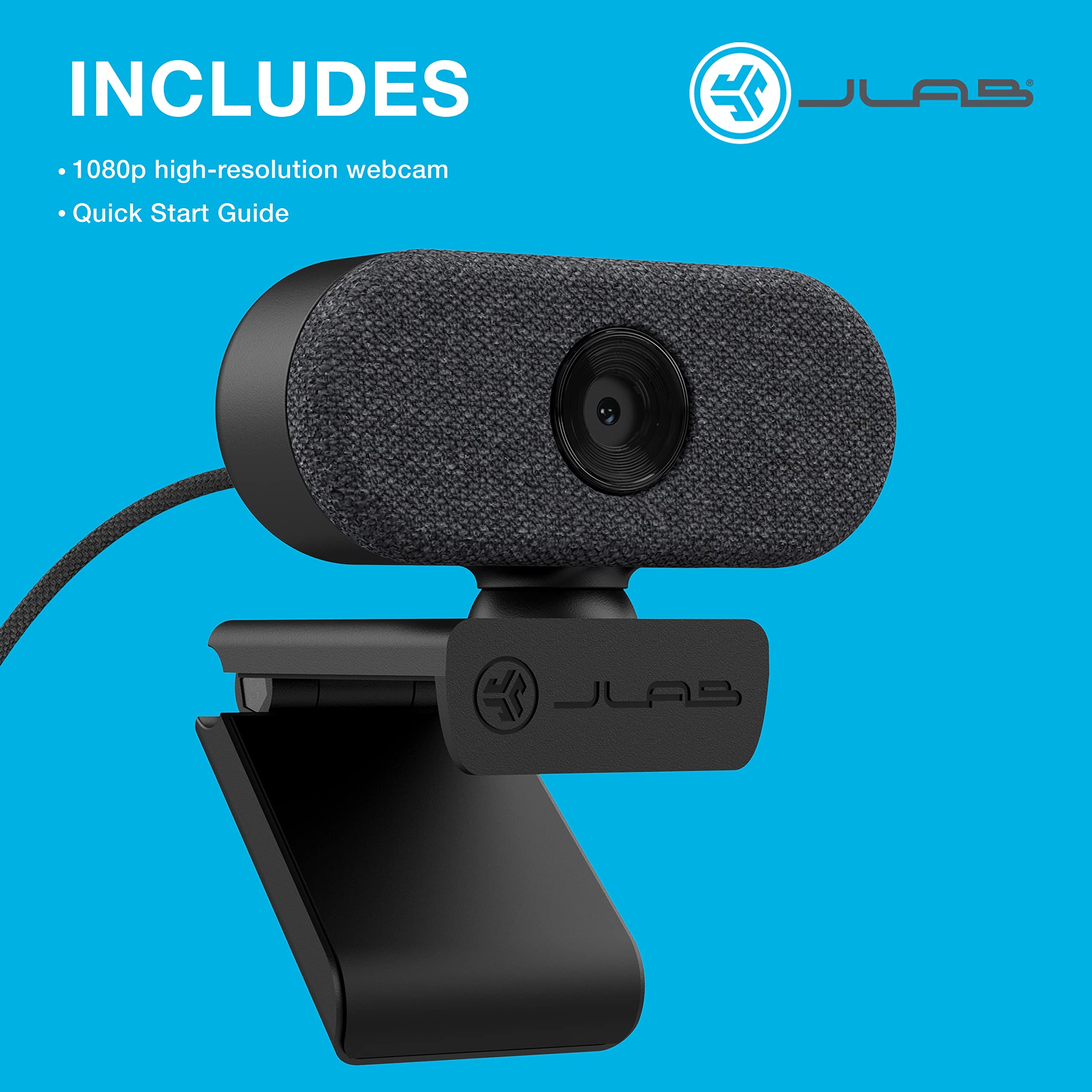 Mua JLab Go Cam USB HD Webcam, Black, 1080P/30 FPS, 2.1 Megapixels ...