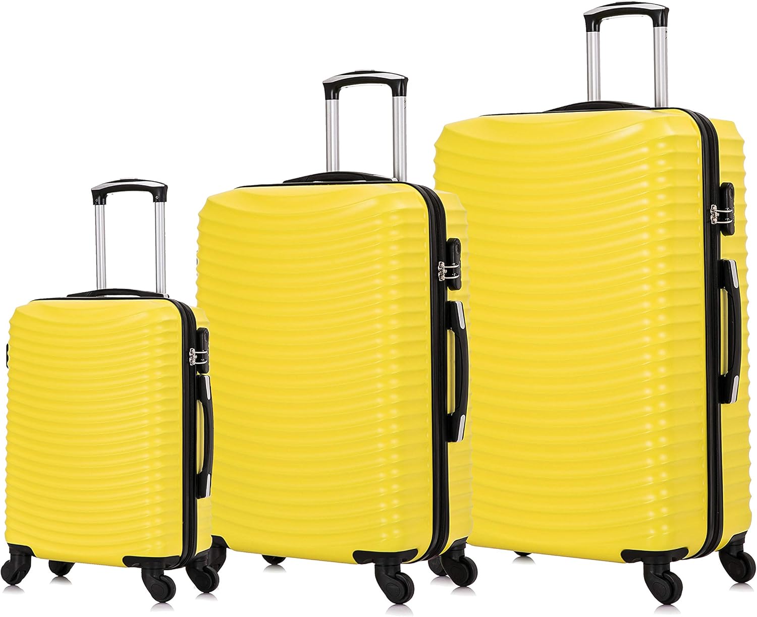 Vallexy Set Of 3 Lightweight Suitcases With Hard Shell 20 Inches 55 Vallexy Set Of 3 Lightweight Suitcases With Hard Shell 20 Inches 55