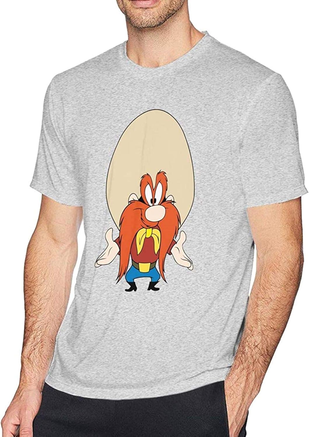 Looney Tunes Yosemite Sam Teenage Mens T-Shirt for Kids Gray: Amazon.de ...