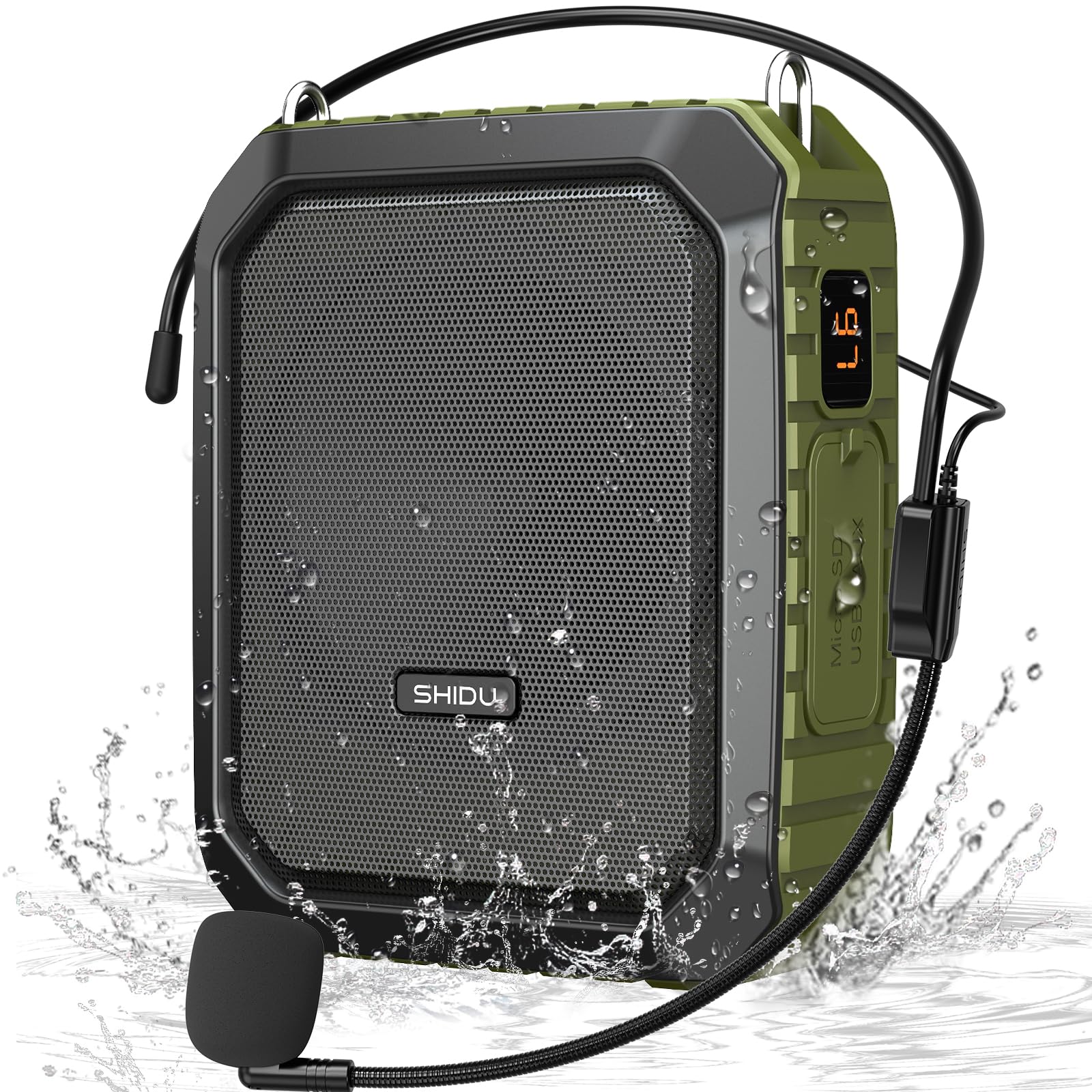 SHIDU Voice Amplifier for Teacher with Portable Microphone and Speaker ...