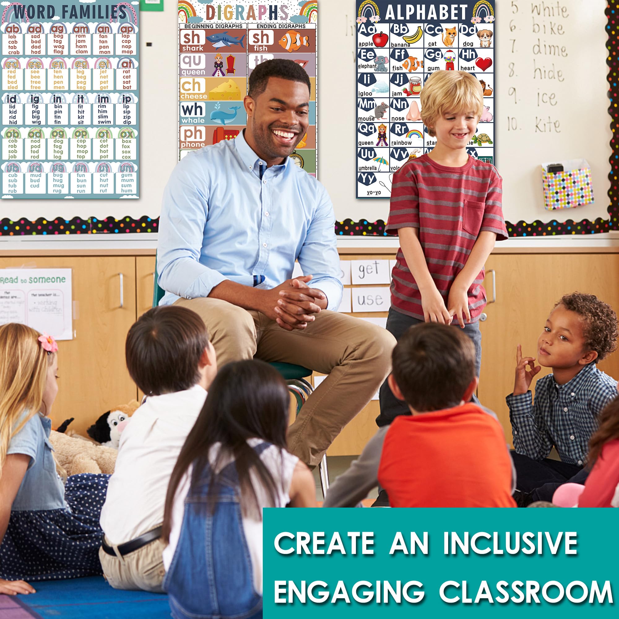 Mua 16 Sound Wall Classroom Phonics Language Arts Charts for Kids ...