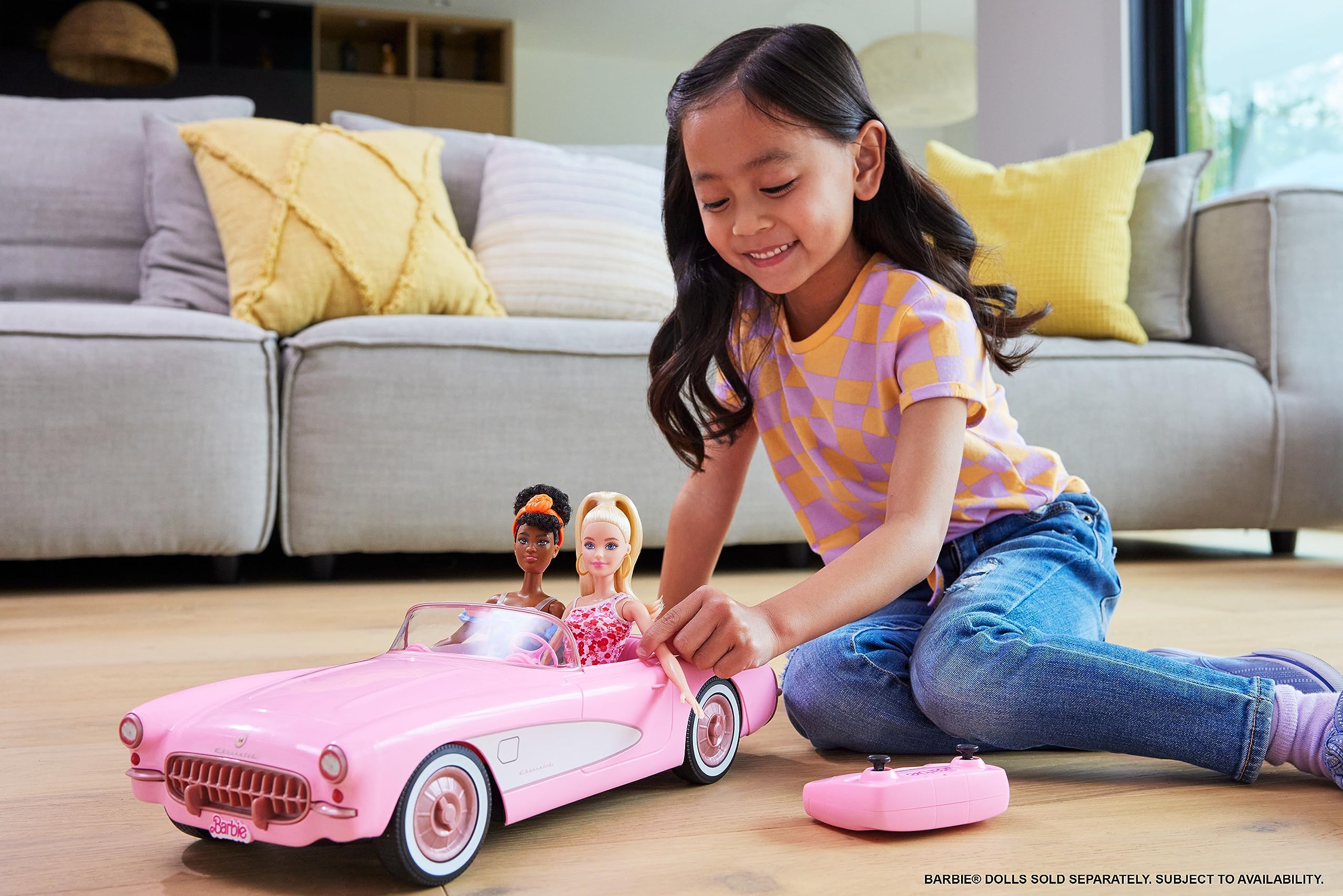 Mua Barbie RC Corvette from Barbie The Movie, Full-Function Remote ...
