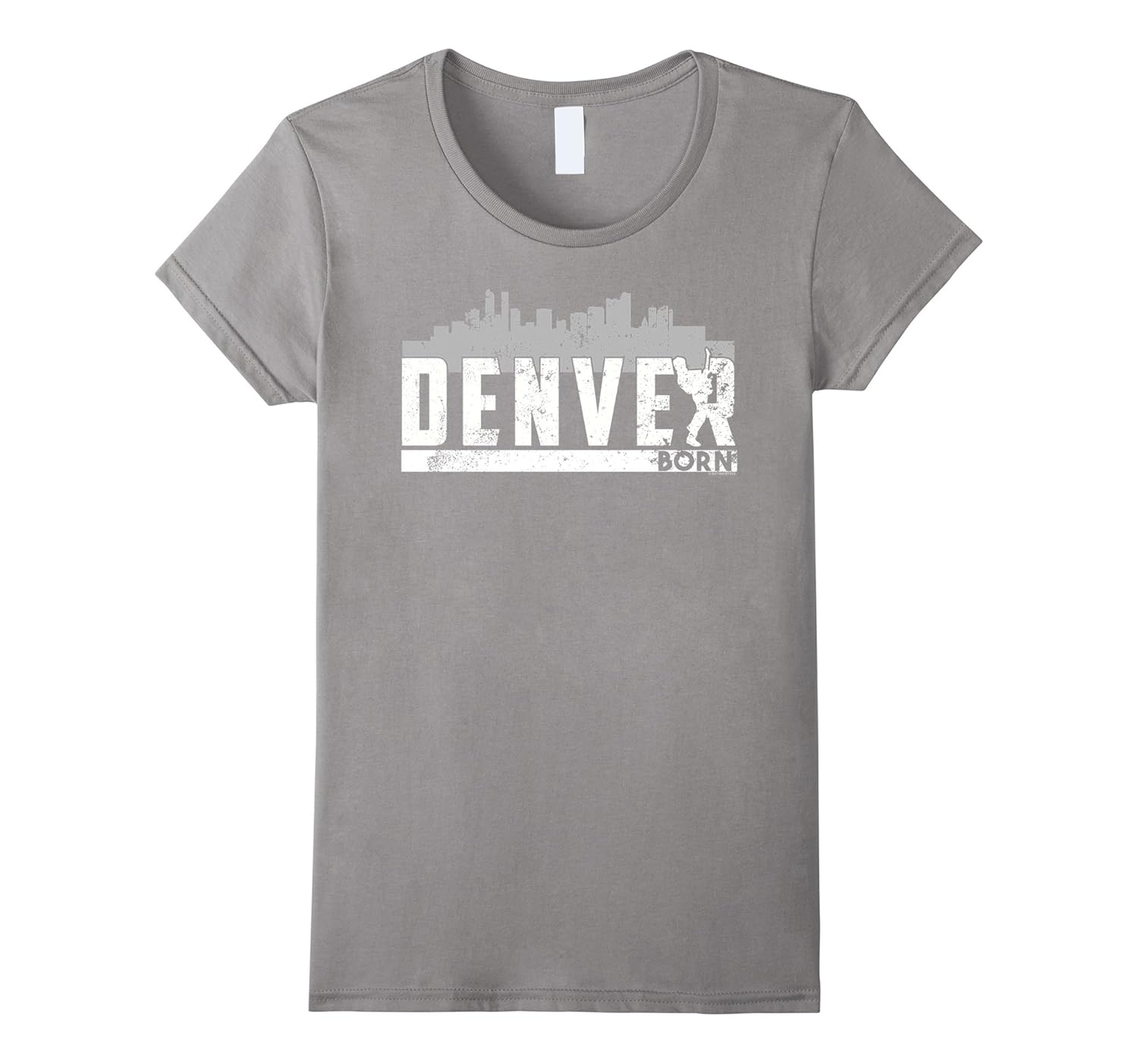 Denver T Shirt Skyline Born Colorado T Shirt-4LVS