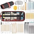 Amazon.com: 48PCS Pottery Tools for Sculpting, Clay Tool Kit for ...