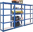 Heavy Duty Garage Corner shelving kit, 1 Corner unit 1500mm x 750mm x ...