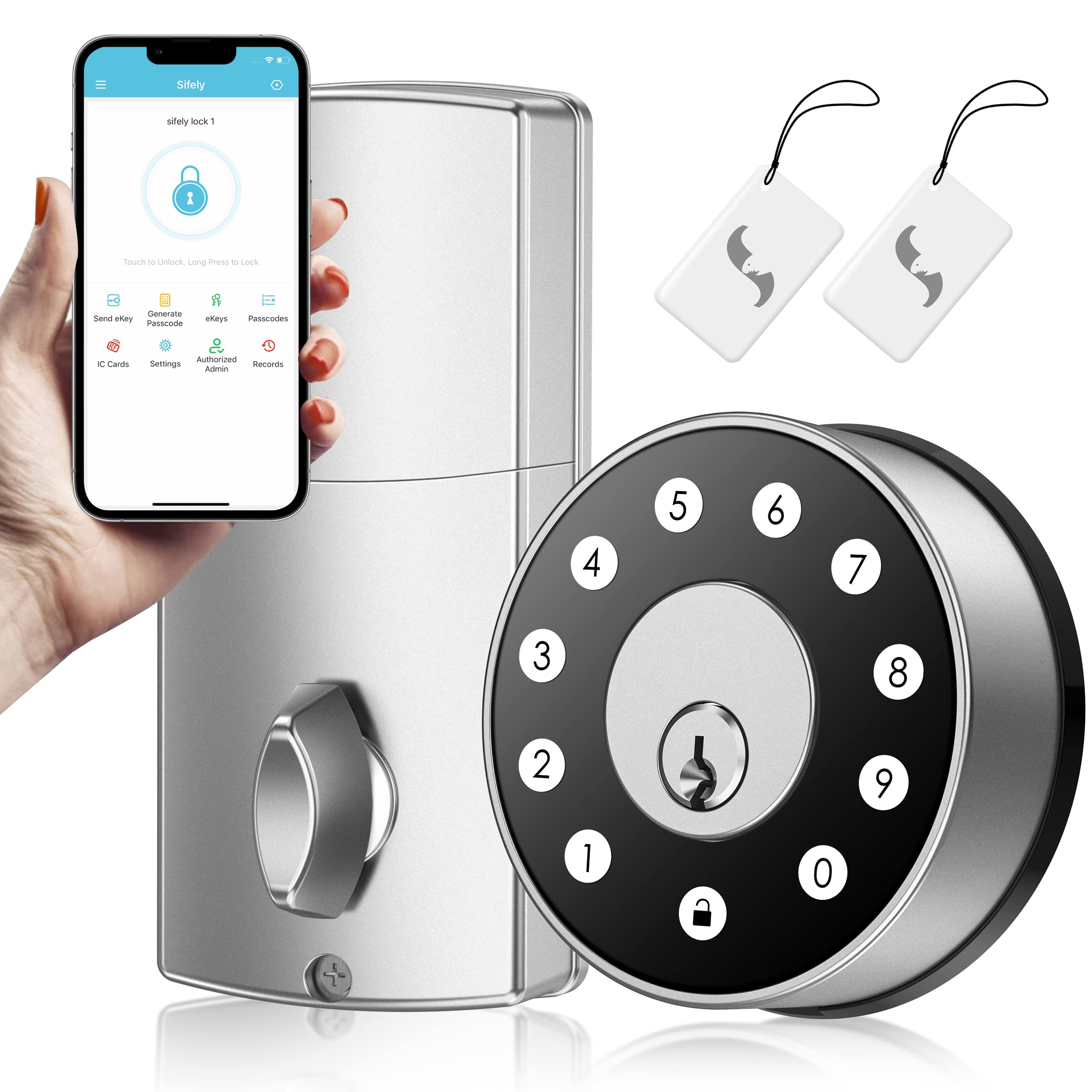 Mua Smart Lock,Keyless Entry Door Lock,Smart Deadbolt,Smart Door Lock ...