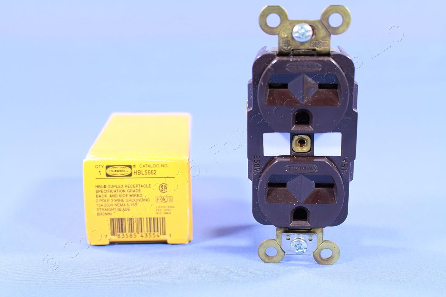 Hubbell hbl5662 AC receptáculo NEMA 6 – 15 hembra Duplex de grado ...
