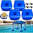 Amazon.com: Inflatable Canopy Float Kit, 18 x 18 x 10 Inch Blue Shade ...