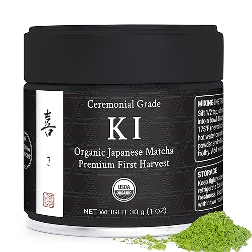 Ki Matcha 30g (1 oz) - Organic Premium Ceremonial Japanese Matcha Green ...