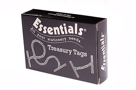 Essentials 27101 51mm Treasury Tags (Pack of 100): Amazon.co.uk: Office ...