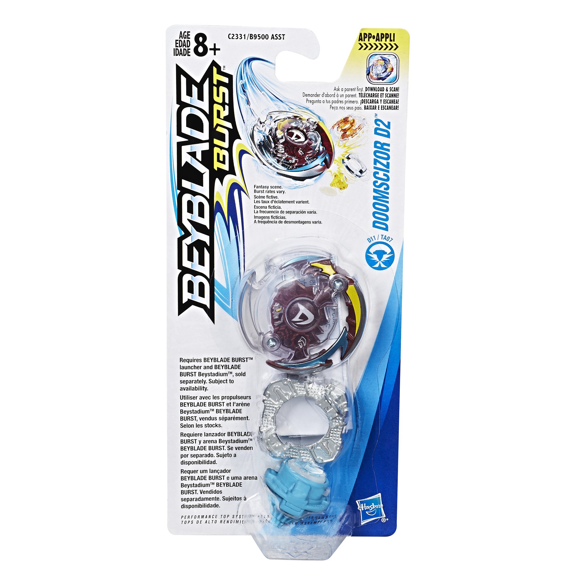 Mua BEYBLADE Burst Single Top Pack Doomscizor D2 trên Amazon Mỹ chính ...