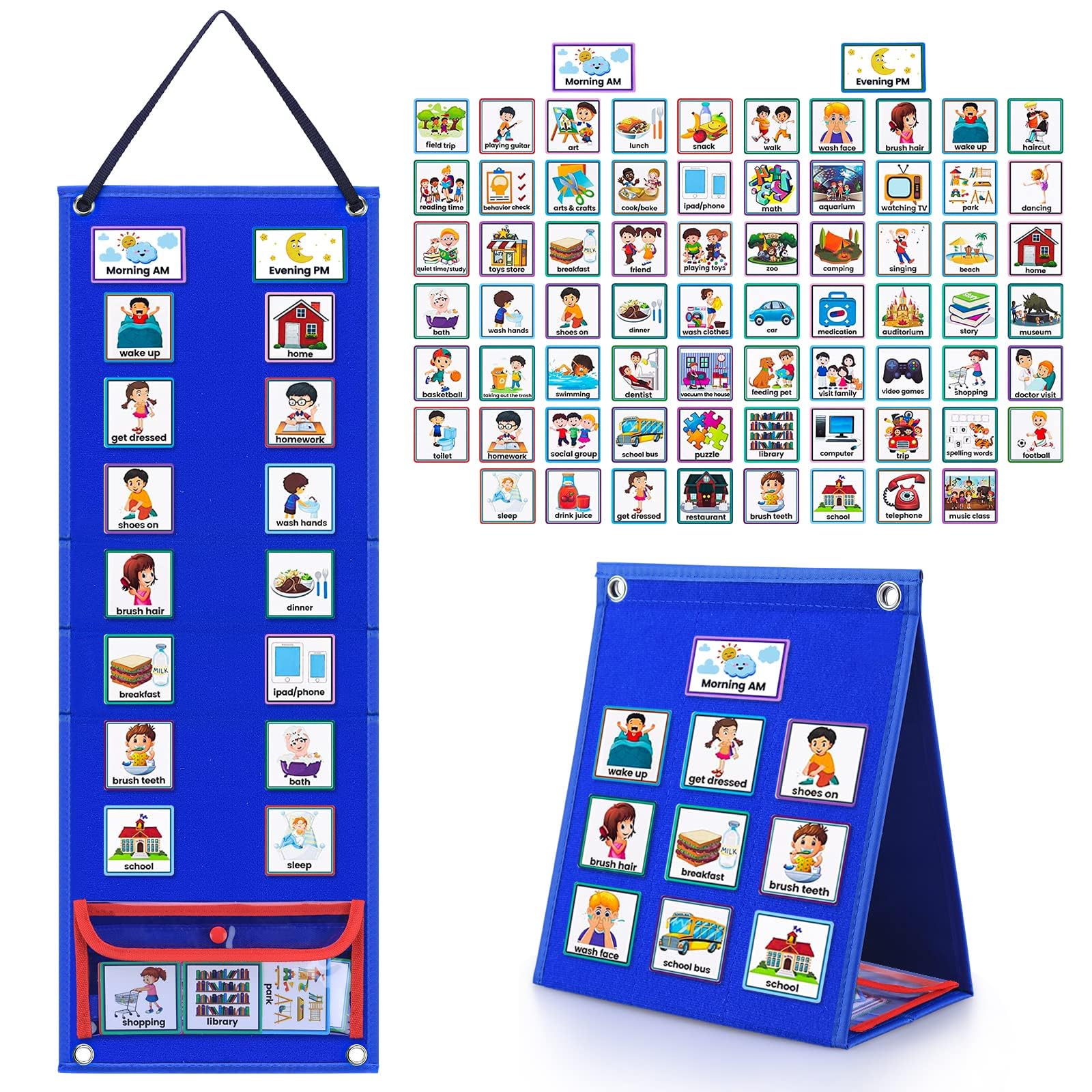 Mua Visual Schedule for Kids with Autism Chore Chart for Kids Daily ...