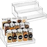 Amazon.com: Cq acrylic 2 Tier Kitchen Spice Rack Organizer,Standing ...