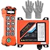 Dual 2 Speed 8 Channel Button Industrial Wireless Crane Radio Remote ...