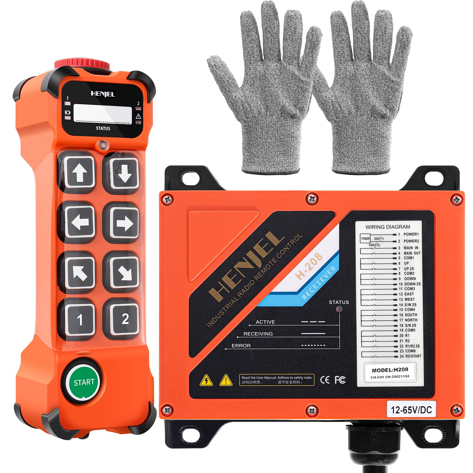 Mua Dual 2 Speed 8 Channel Button Industrial Wireless Crane Radio ...