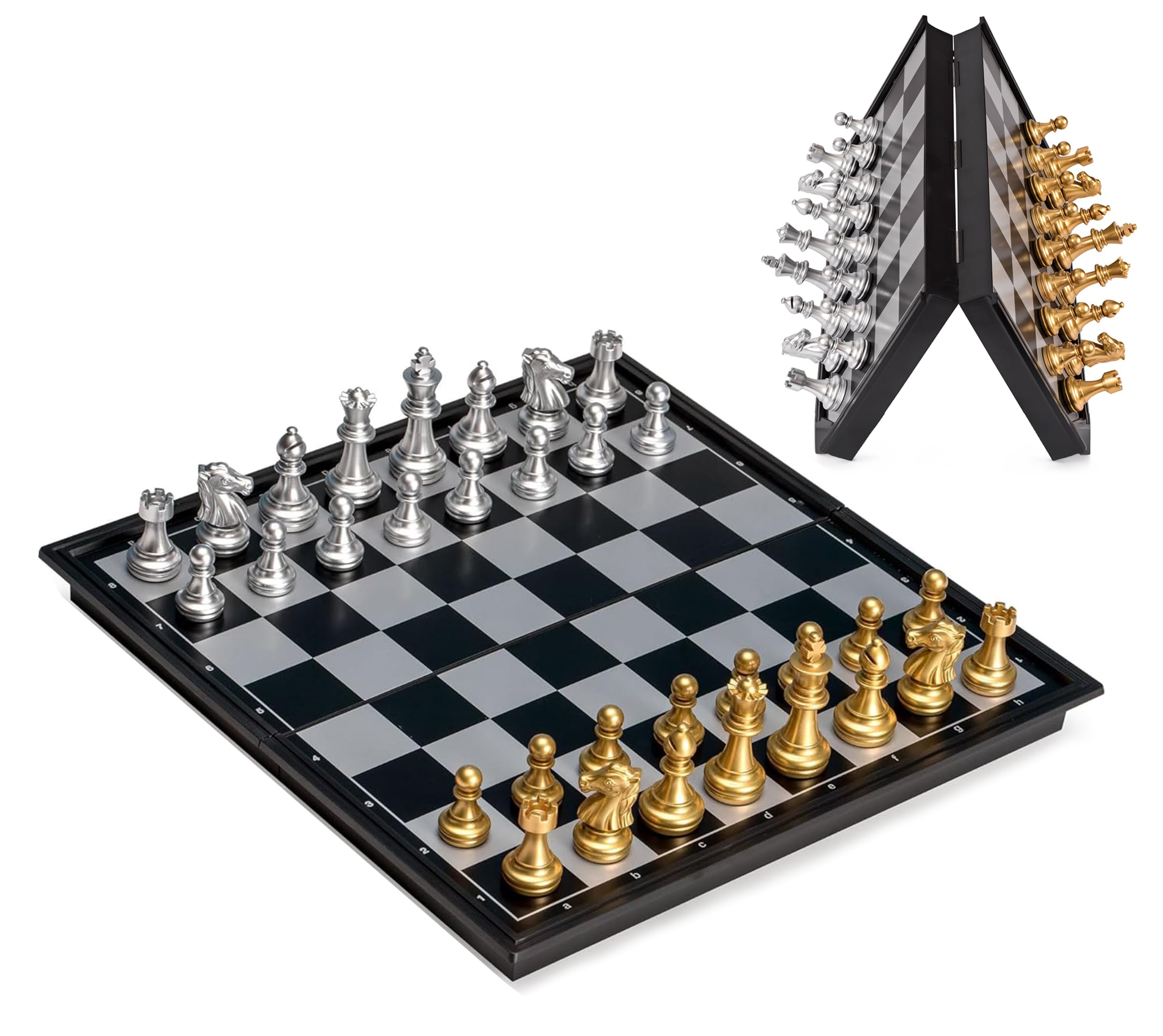 Mua Magnetic Travel Chess Set Game with Folding Board Portable and ...
