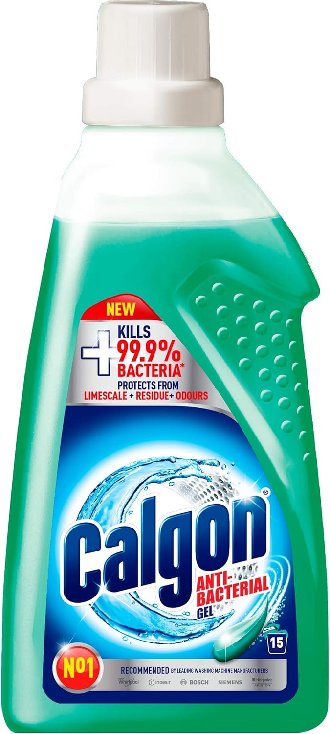 Calgon 3-in-1 Antibacterial Washing Machine Water Softener Gel, 6x750ml ...