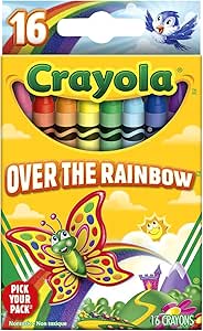 Amazon.com: Crayola "Over The Rainbow" 16 Count Crayon Box : Toys & Games