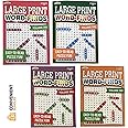 Amazon.com: Word Search Puzzle Book Bundle (4-Pack Bundle) Easy-to-Read ...