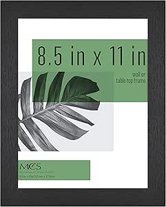 MCS Industries Inc 63705 8.5x11 Inch Studio Gallery, Black Woodgrain Frames, 8.5x11 : Amazon.ca ...
