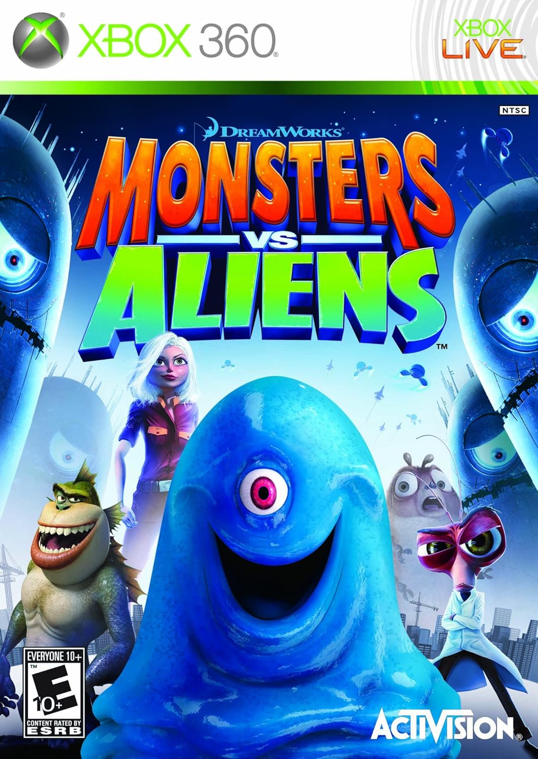 Monsters vs. Aliens - Xbox 360: Xbox 360: Computer and Video Games ...