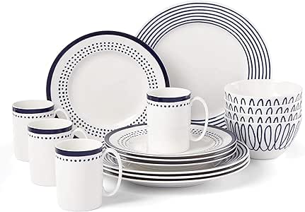 Amazon.com | Kate Spade New York Charlotte Street West 16-Piece ...