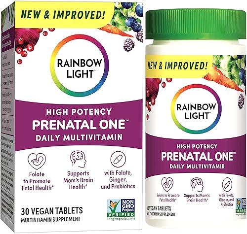 Rainbow Light High-Potency Prenatal One Multivitamin, Prenatal Health ...