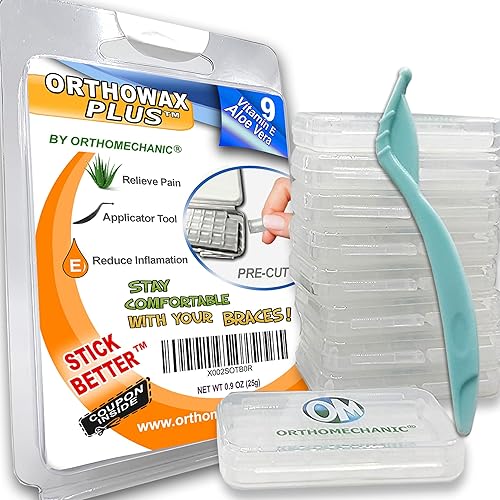New Genuine Orthowax Plus - Now Precut with Aloe Vera and Vitamin E ...