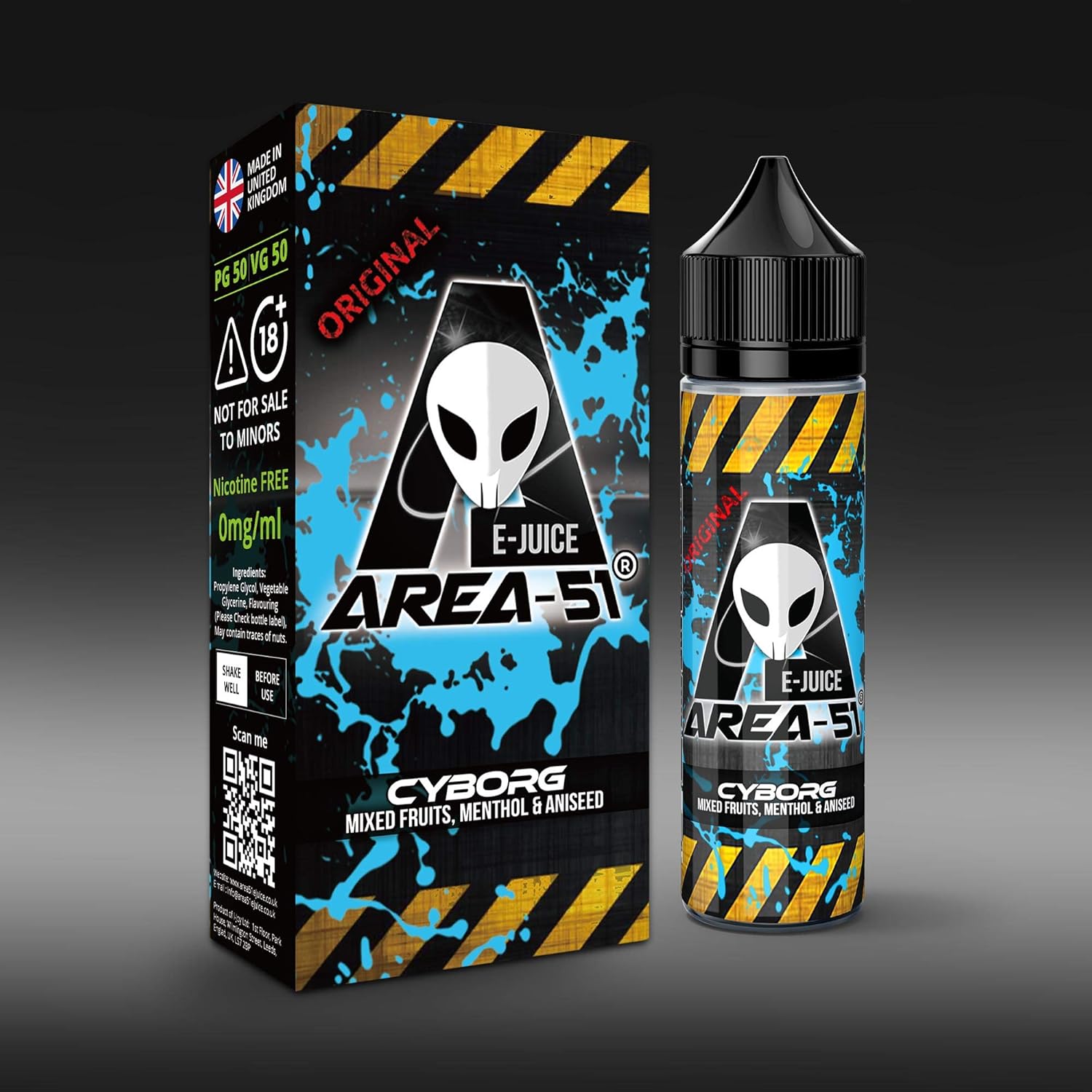 Area 51 E Liquid Vape Juice 50 ml 0mg 50VG / 50PG, Chose Your Flavour ...