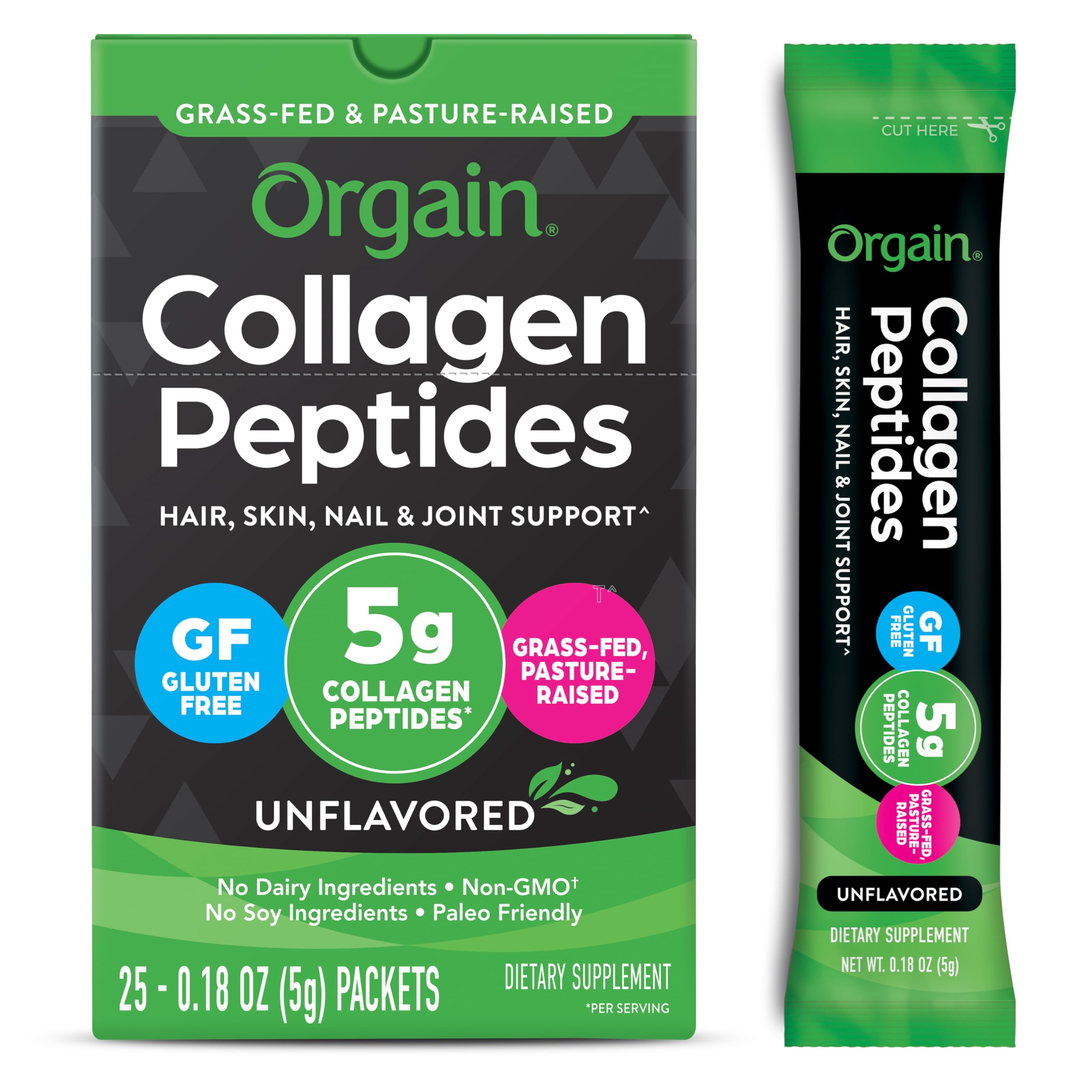 Mua Orgain Hydrolyzed Collagen Peptides Travel Packets For Women & Men ...