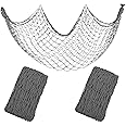 Amazon.com: Decorative Fishing Net 5x10 ft,YuanDe 2 Pack Large Dark ...