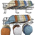Amazon.com: XRMAO Metal Wall Hat Racks with Multiple Hooks, Hat ...
