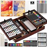 Amazon.com: U.S. Art Supply 82-Piece Deluxe Artist Studio Creativity ...