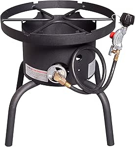Amazon.com: Camp Chef Single Burner Outdoor Cooker, 60,000 BTUs/Hr ...