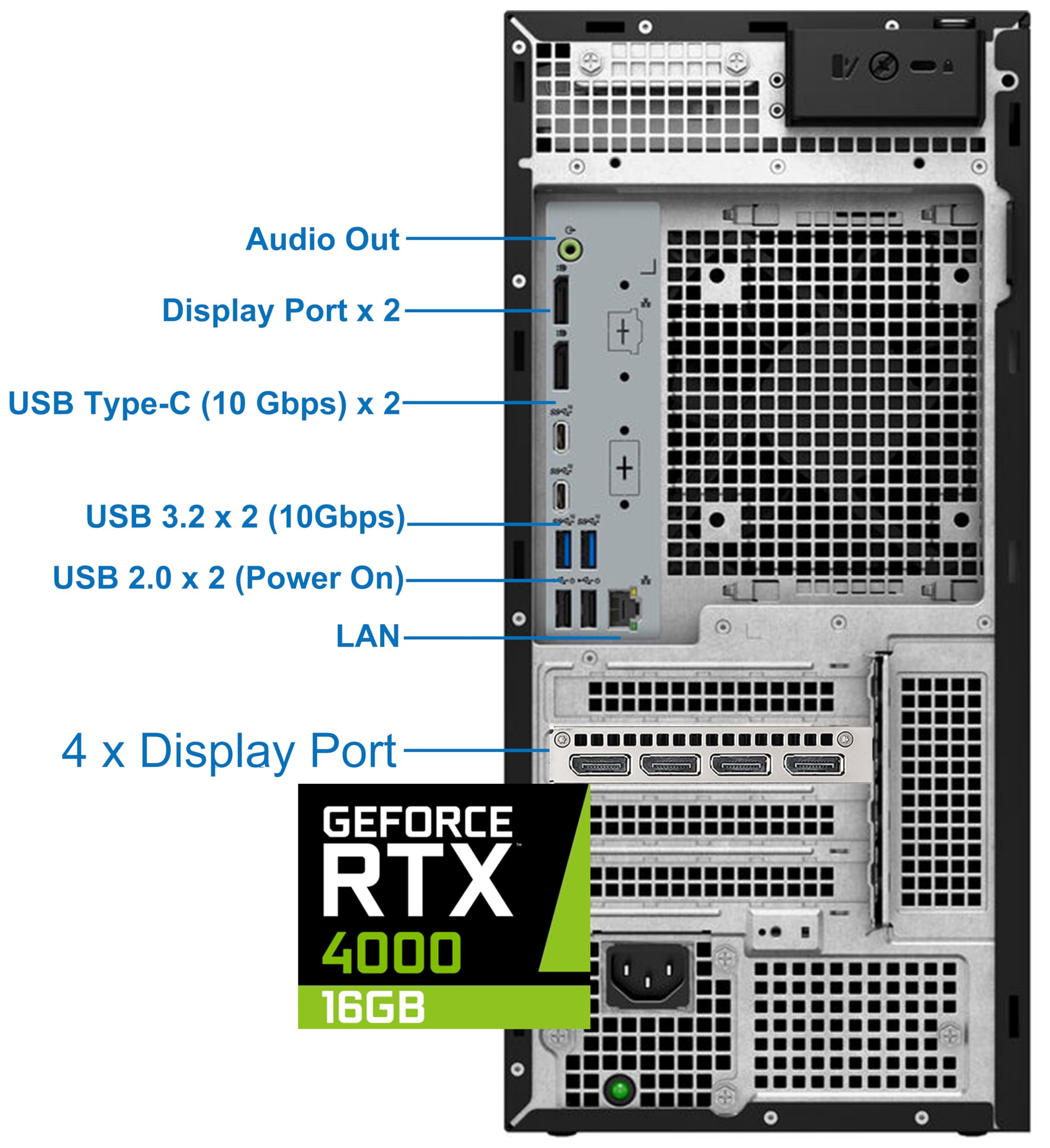 Dell Precision 3660 Tower Computer, Intel I9-13900 24-Core, 64GB RAM ...