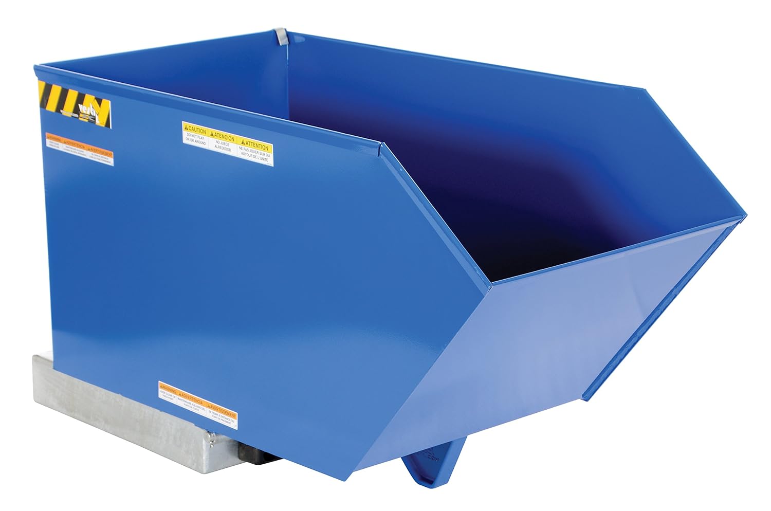 Vestil H-50-HD Low Profile Heavy Duty 90 Degree Self-Dumping Hopper ...