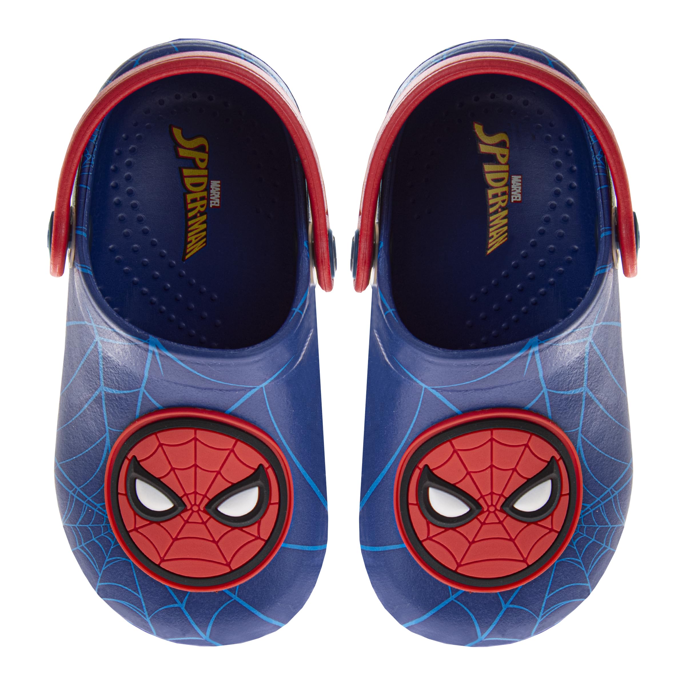 Josmo Kids Spiderman Clog Sandal Waterproof Slip-On Slides for Boys ...