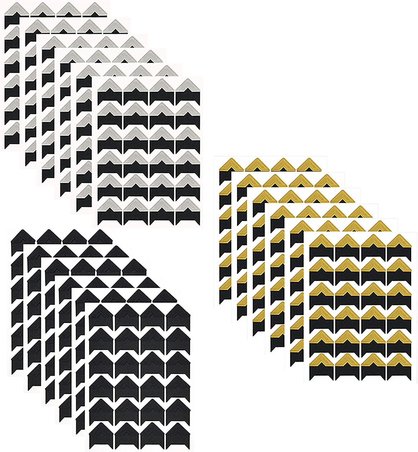 432 Pieces Photo Corners Stickers Self Adhesive Photo Mounting ...