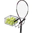 Amazon.com: MyGift Hanging Metal Tennis Racquet and Tennis Ball Storage ...