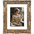 Amazon.com - YUXINFRAME Vintage 6x8 picture frame gold Antique Photo ...