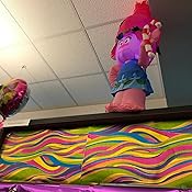 Amazon.com: Gemmy Trolls Poppy with Candy Cane LED Light Up 3.5 ...