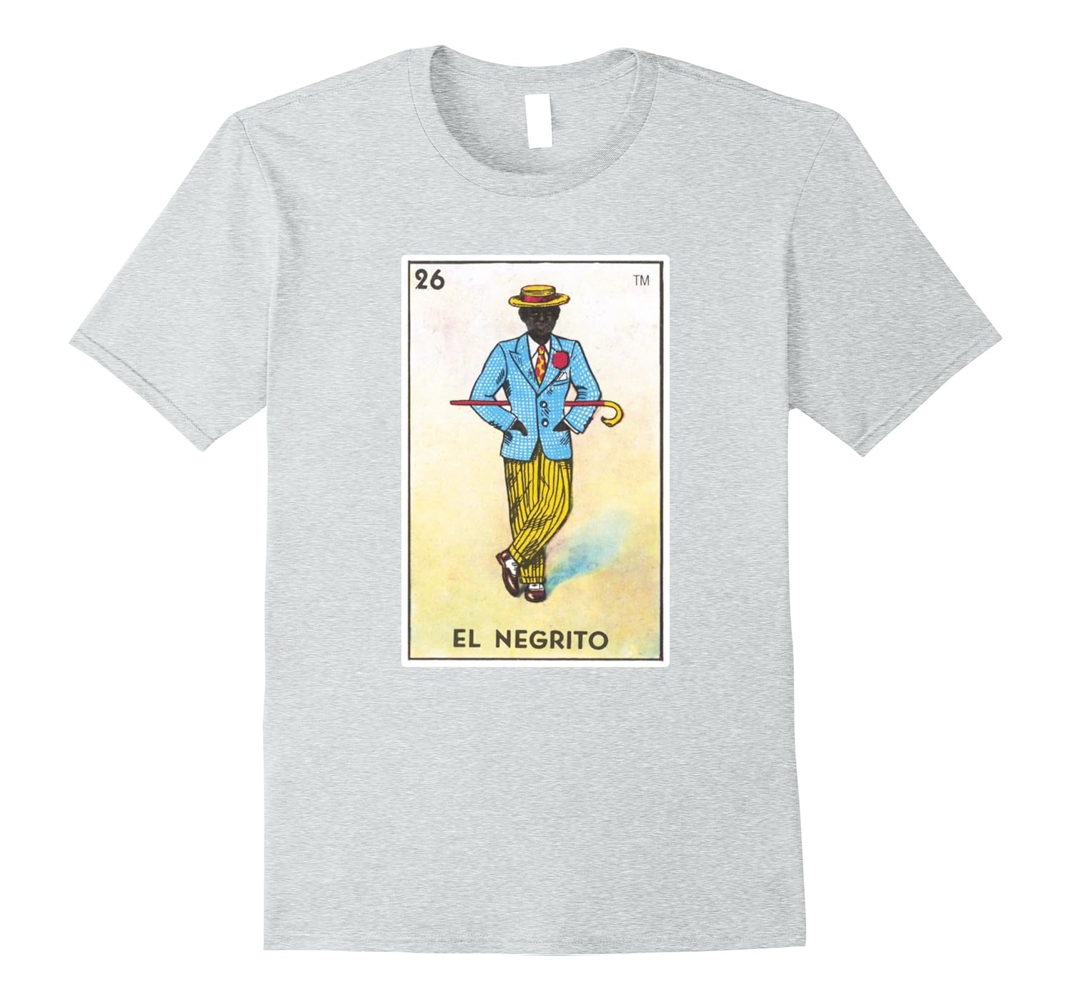 El Negrito Card T-Shirt Tarot Loteria-4LVS – 4loveshirt