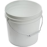 Amazon.com: MKS Plastics 2 Gallon Bucket & Lid -70 Mil -All Purpose ...
